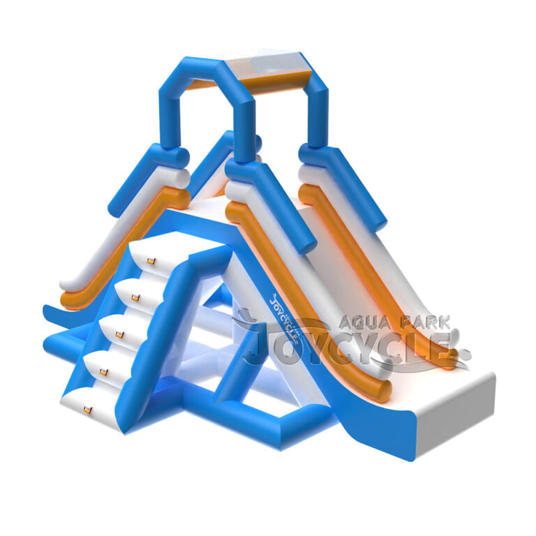 Floating Inflatable Double Slide JC-23053 - Joycycle Aqua Park